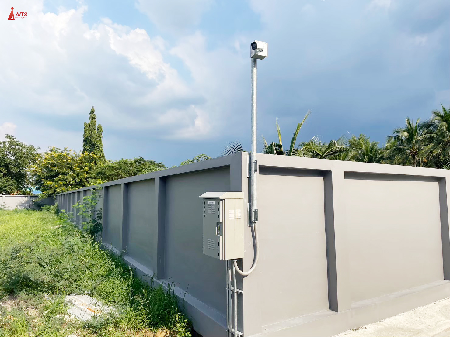 การติดตั้งกล้องวงจรปิดในบ้านที่มีบริเวณกว้าง - AITSCCTV