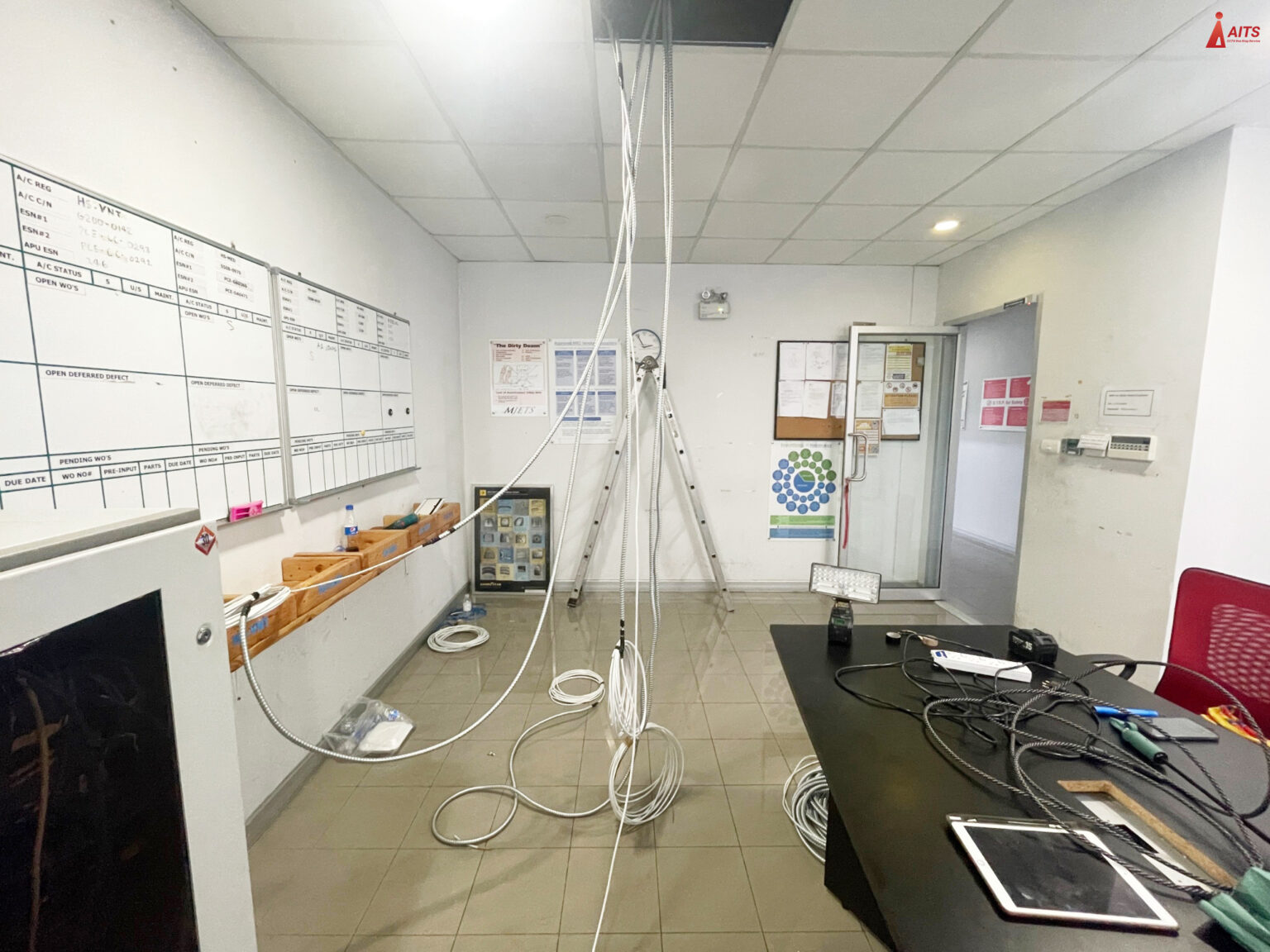 มาตราฐานงานติดตั้งอุปกรณ์เข้ากับฝ้า - AITSCCTV