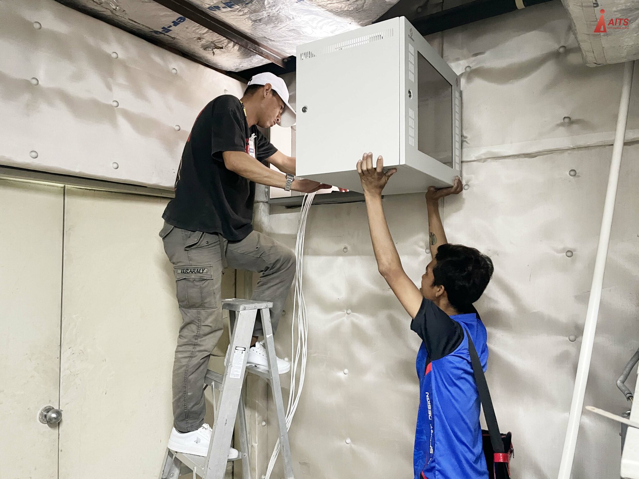 เดินสายแลนในสำนักงาน - AITSCCTV